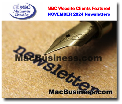 MBC Website Clients Featured NOVEMBER 2024 Newsletters - Mac Business ...